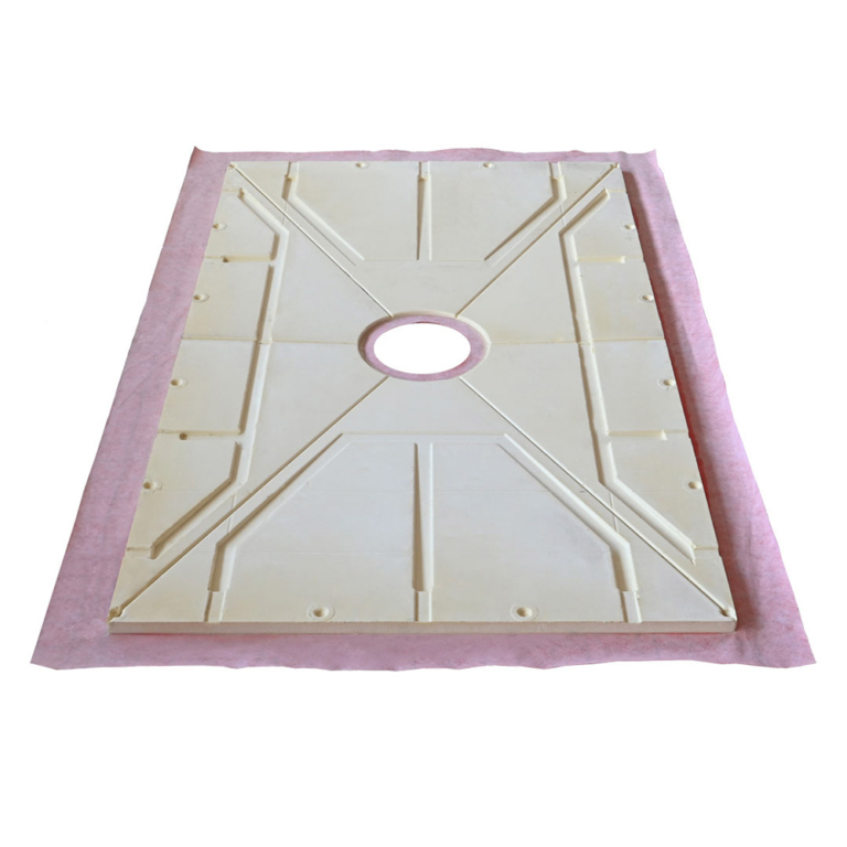 Square Presloped Shower Pan - GURU USA