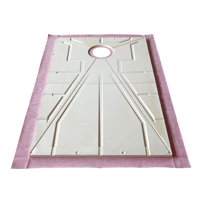 Square Presloped Shower Pan - GURU USA