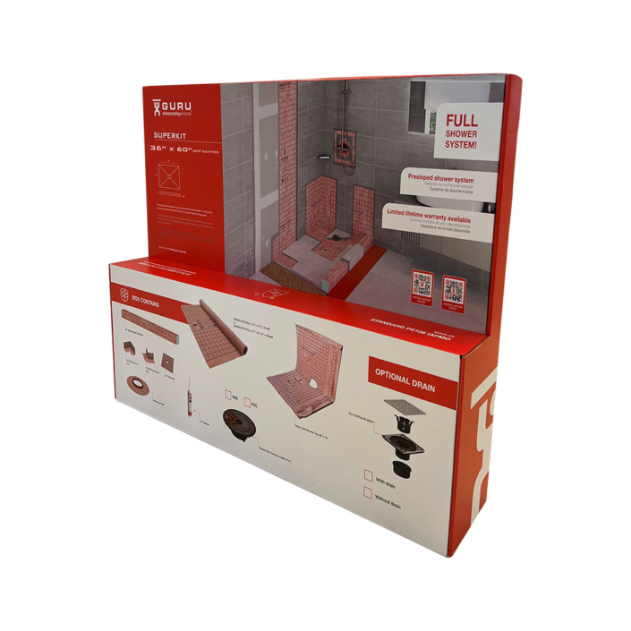 Kit for Presloped Shower - GURU USA